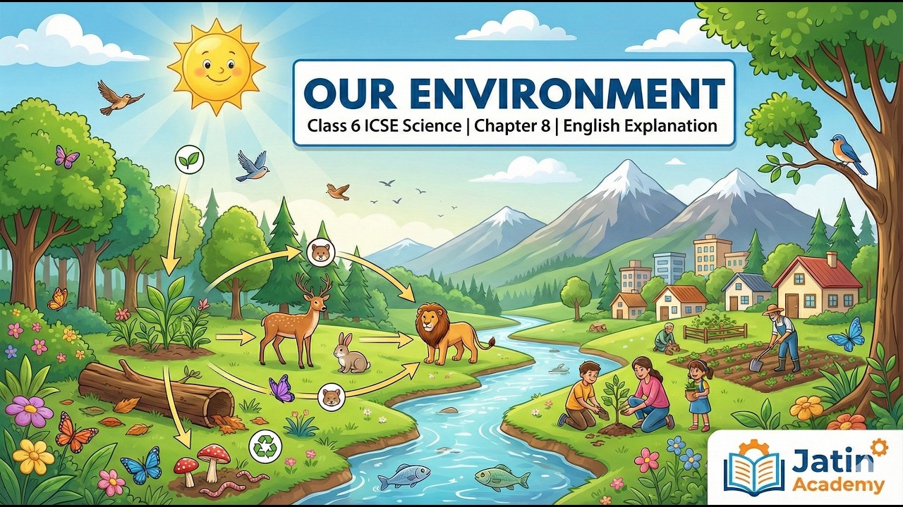 Our Environment | Class 6 ICSE Biology Chapter 8 | English Explanation ...