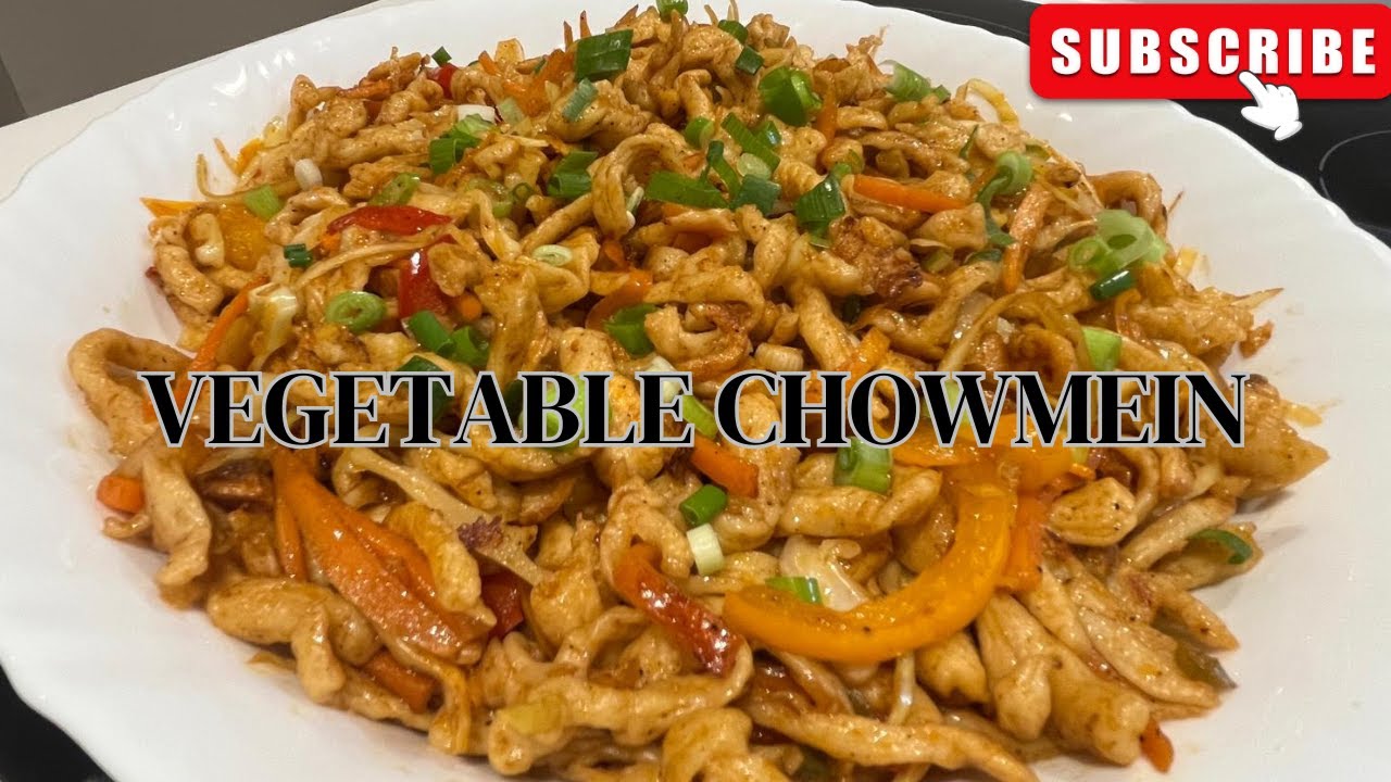 EASY VEGETABLE CHOW MEIN RECIPE | RESTAURANT STYLE CHOW MEIN AT HOME 🍜 ...
