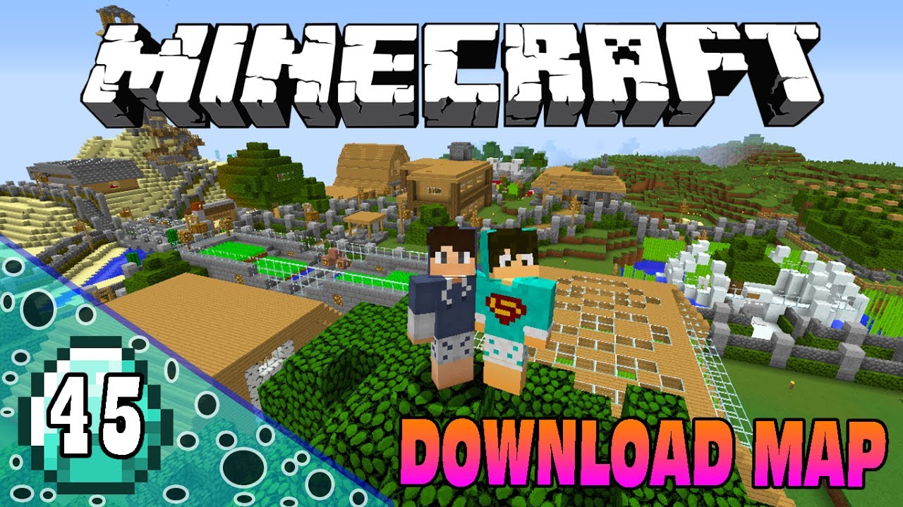 MEMBUAT TEMBOK DI JALANAN DESA! - MINECRAFT SURVIVAL INDONESIA #45 ...