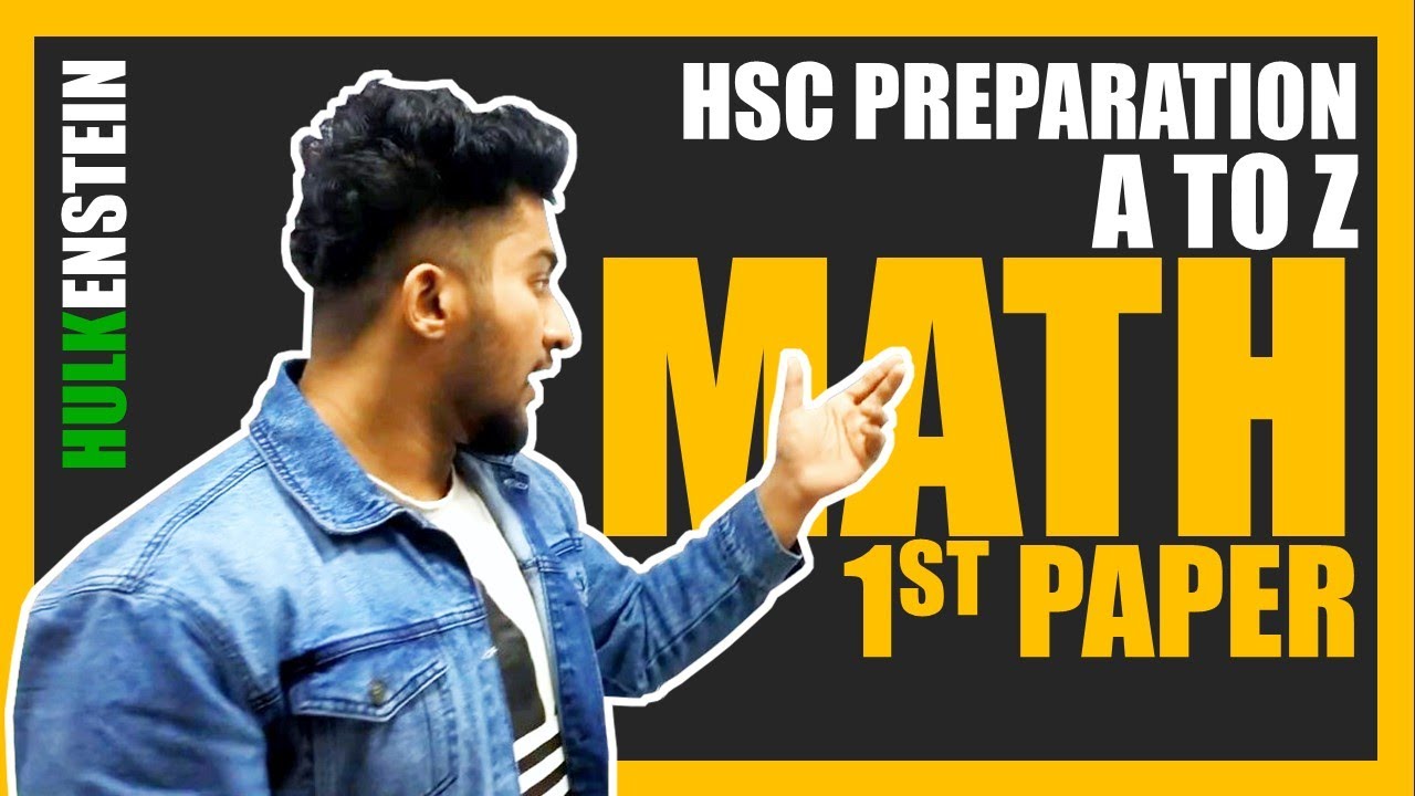 HSC 2020 Preparation A To Z-Math 1st Paper - YouTube