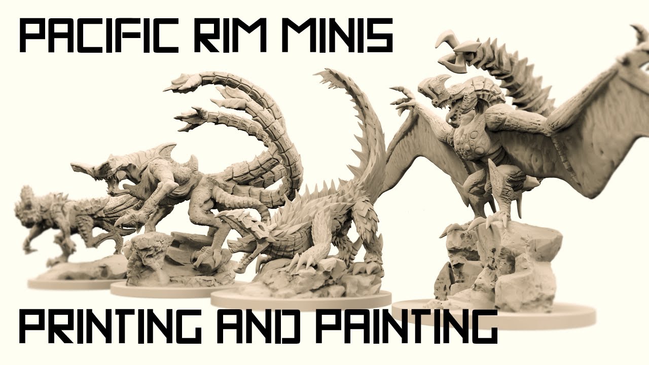 Pacific Rim Kaiju 3D printing - YouTube