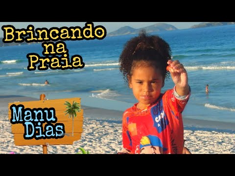 BRINCANDO NA PRAIA - ENTERREI MINHA MAE NA AREIA DA PRAIA | CANAL MANU DIAS| #Pt:1