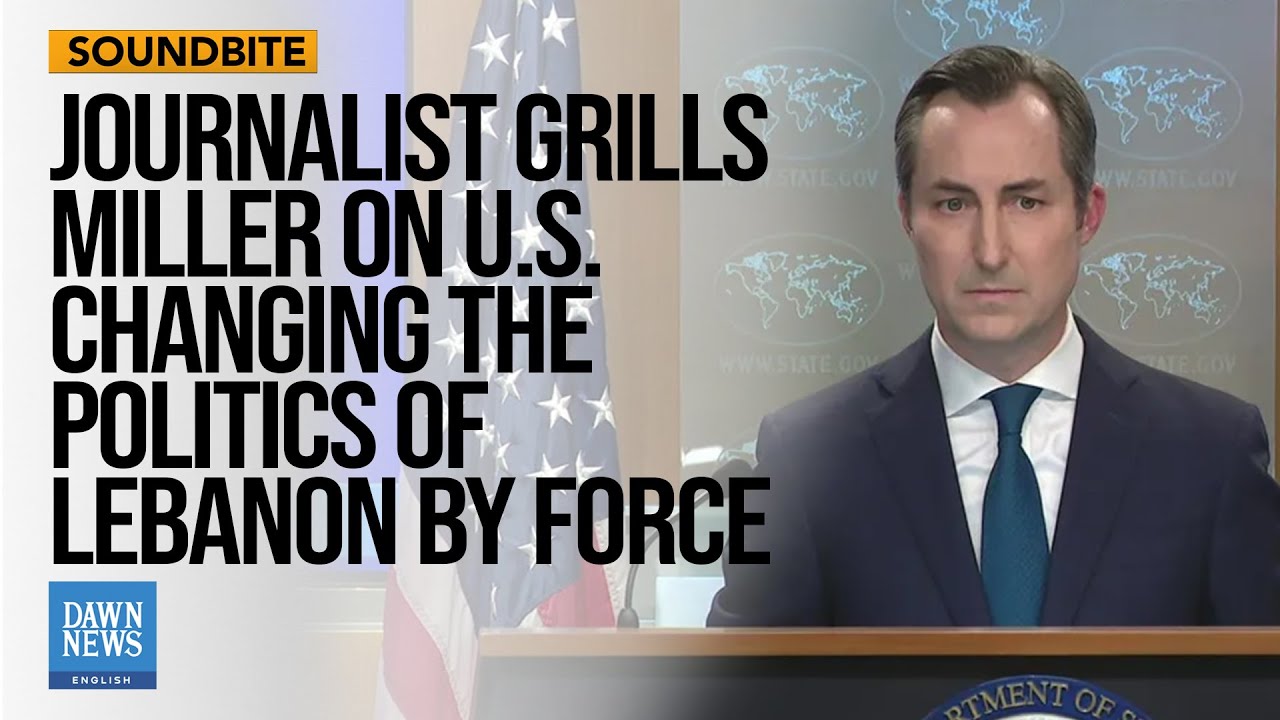 Journalist Grills Miller on US Efforts to Reshape Lebanon's Political ...