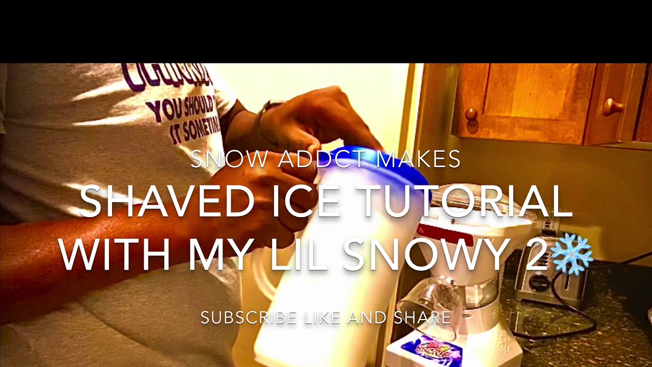 Shaved ice tutorial -Very Loud 🗣🔊📢 - YouTube