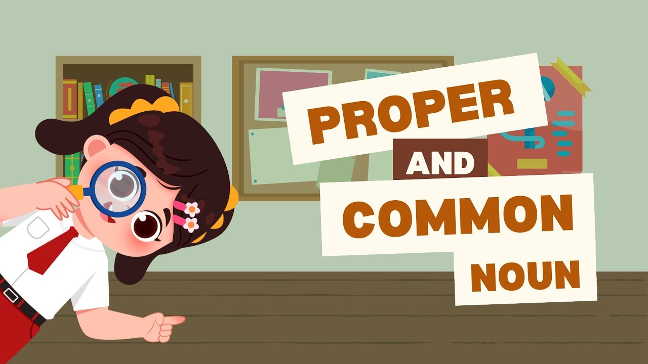 Proper Noun vs Common Noun | Easy English Grammar for Kids & Beginners ...