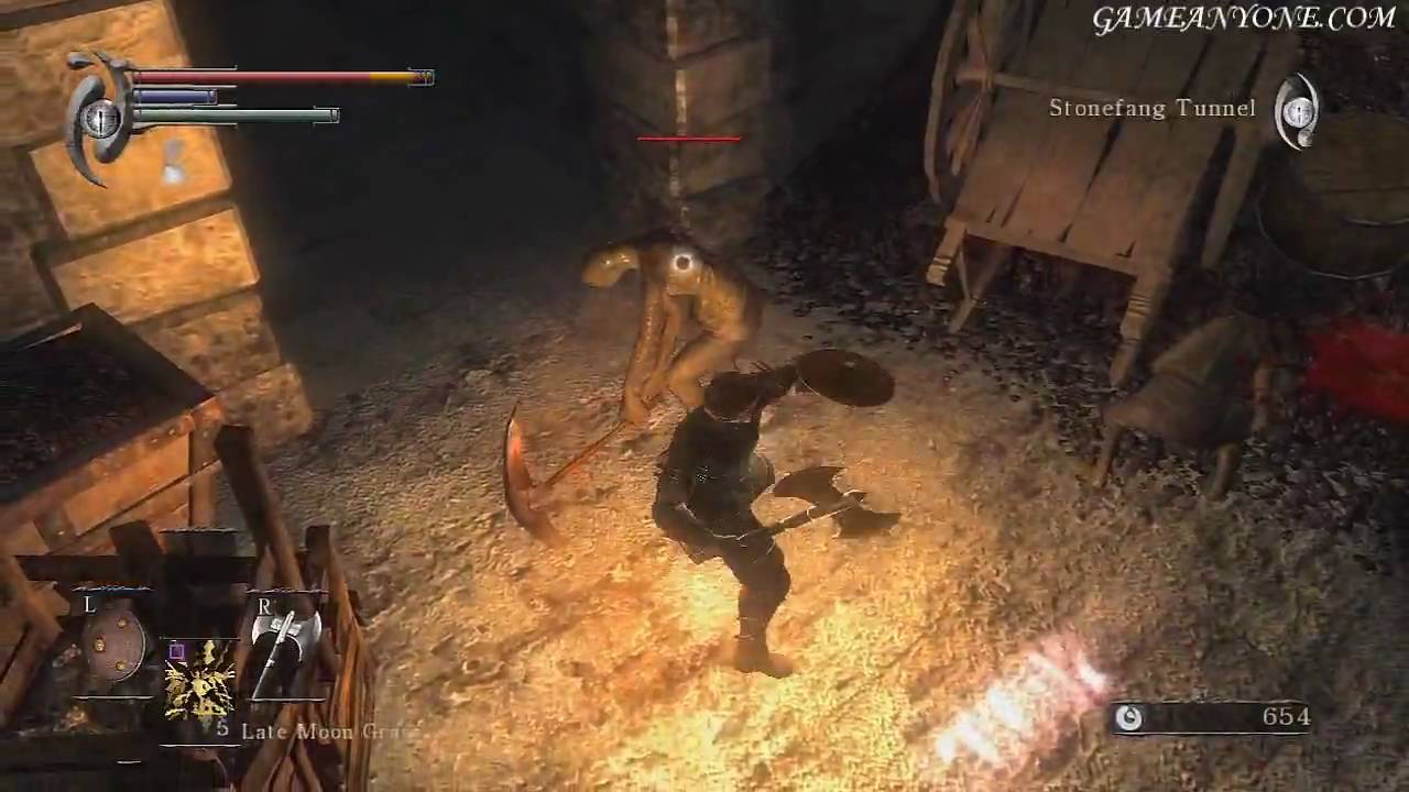 Demon's Souls - Archstone of the Burrow King - Stonefang Tunnel [1/3 ...