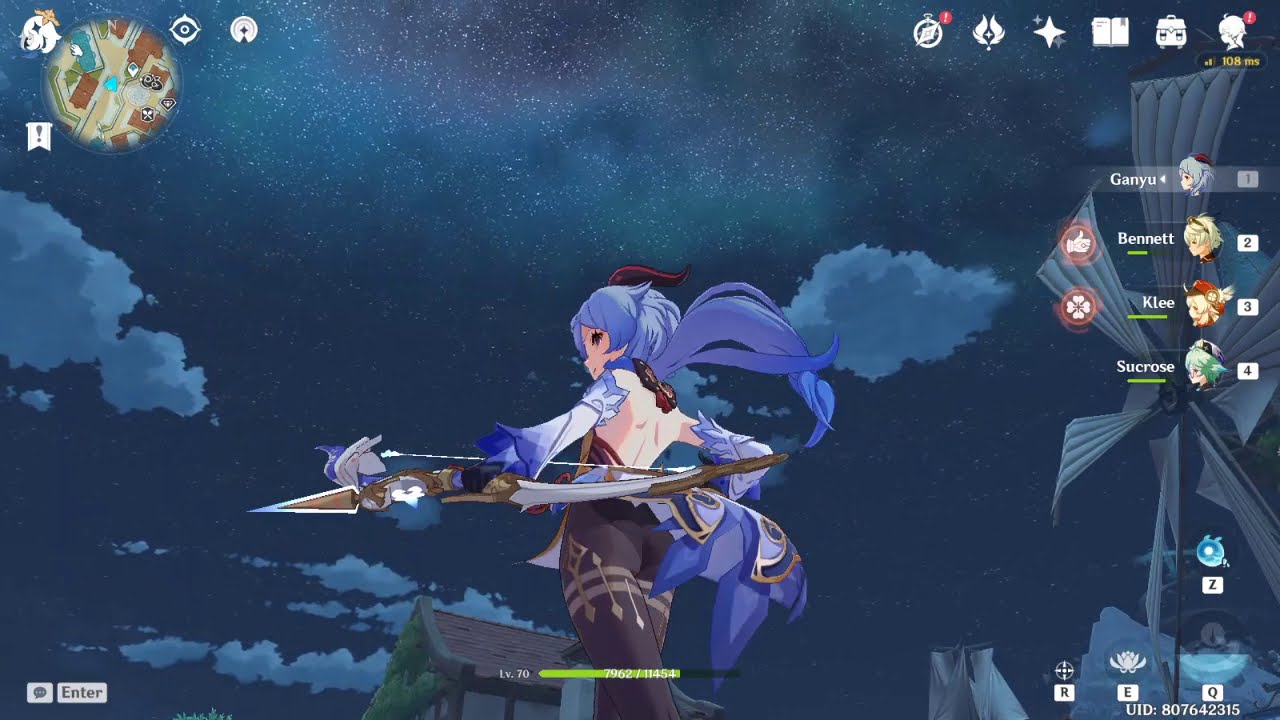 Ganyu Attack Animation - YouTube