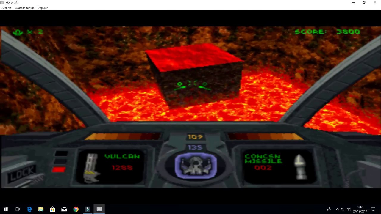 DESCENT sony playstation gameplay 1996 CD-ROM - YouTube