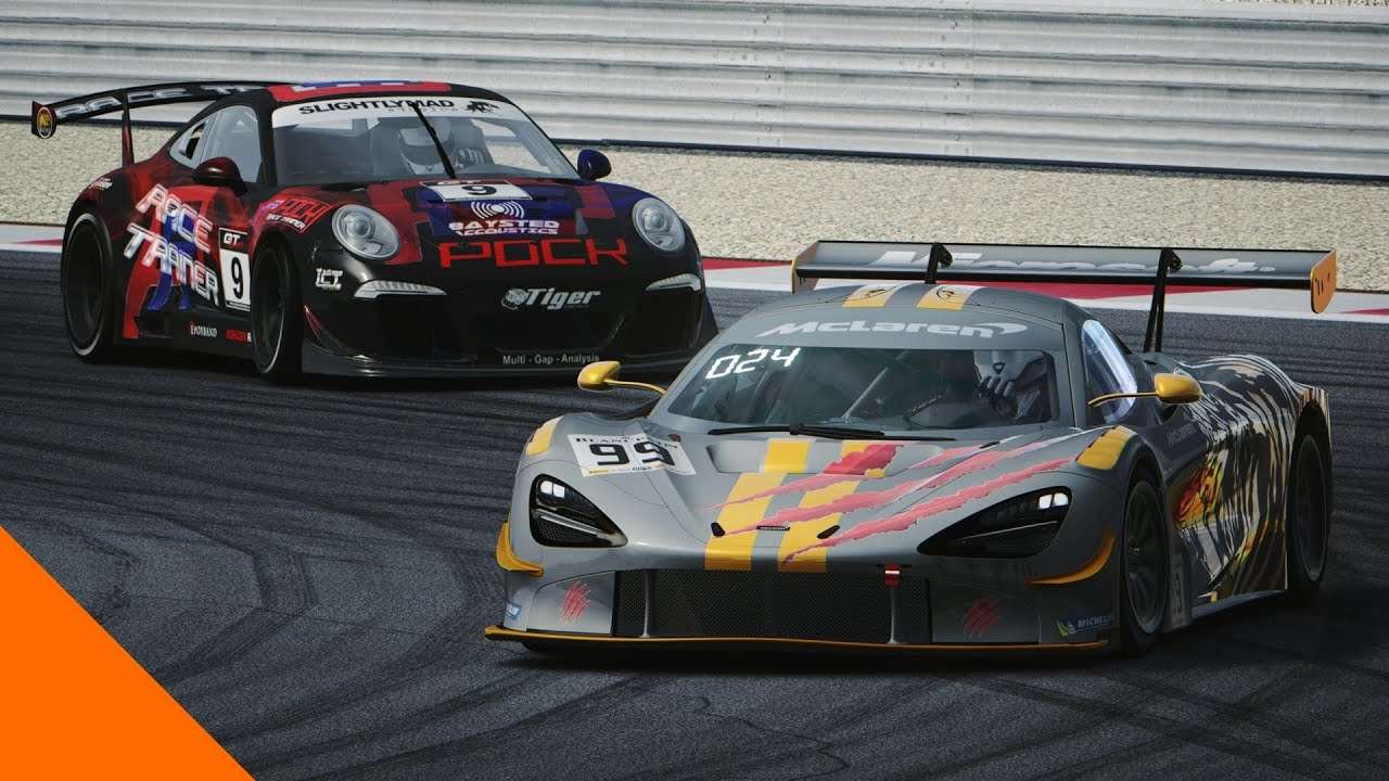 AI RACING - GT3 race at Bahrain - YouTube