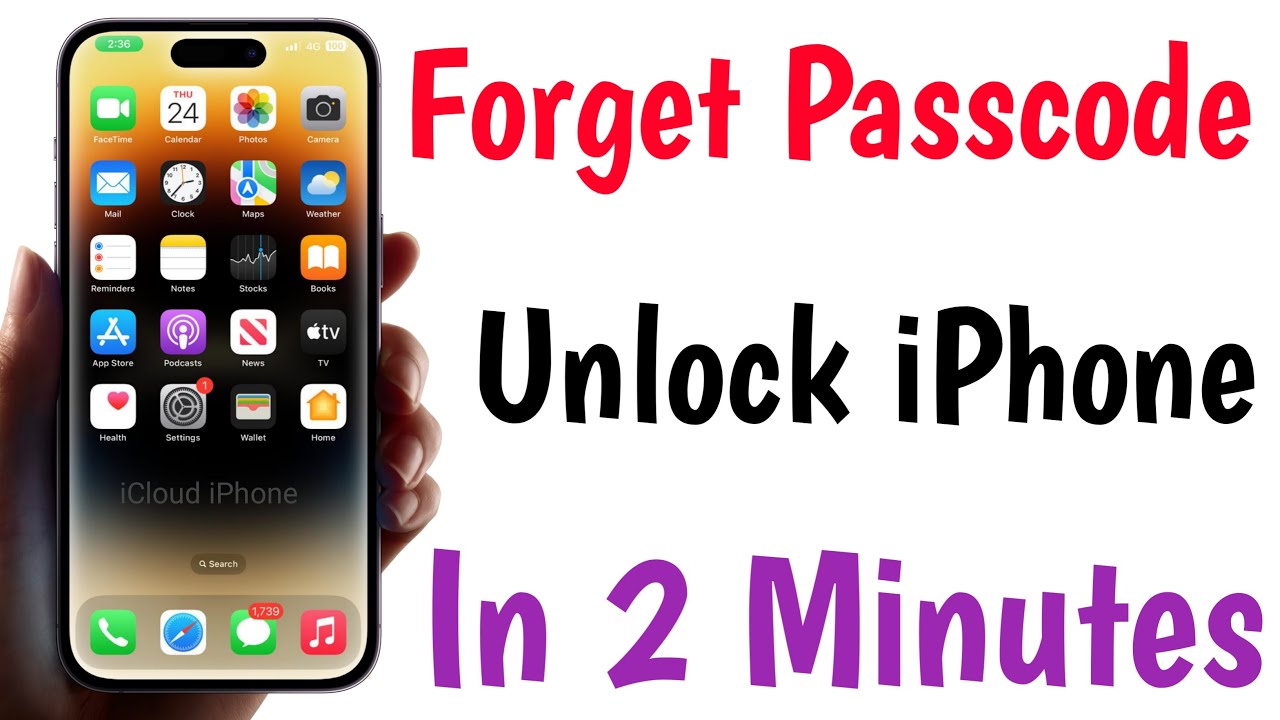 Forgot Passcode Unlock iPhone In 2 Minutes | Unlock iPhone Password ...