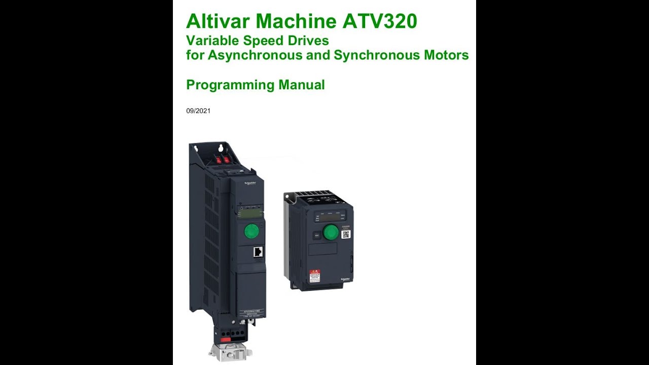 Quick Start ATV320 - Setting RPM - SCHENEIDER - YouTube