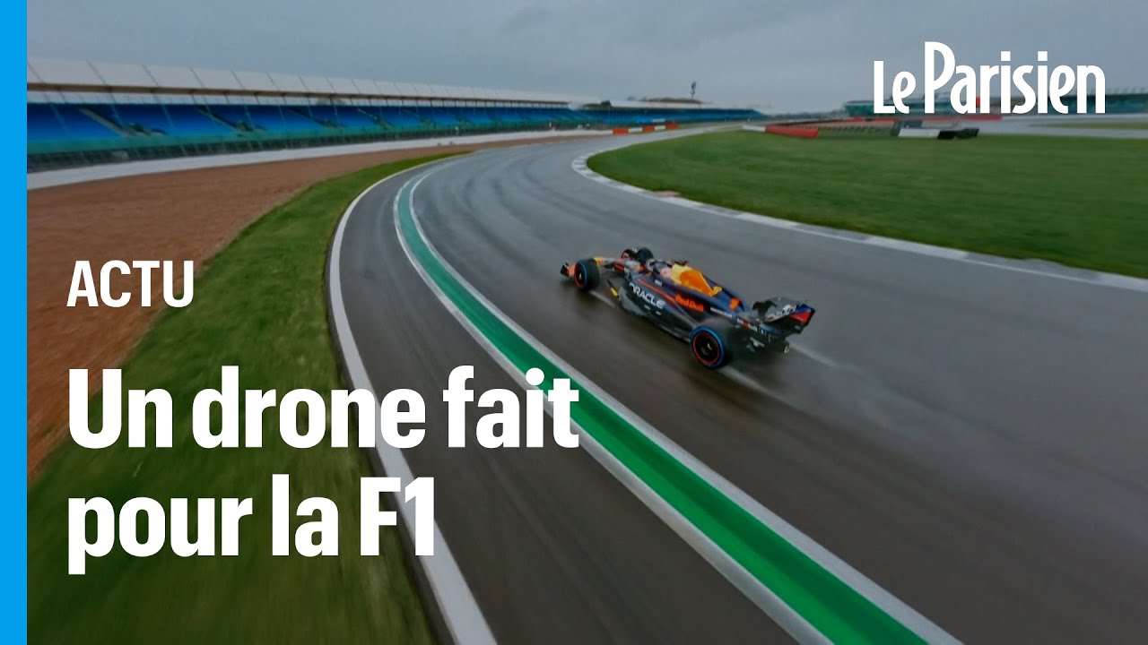 F1 : le drone le plus rapide du monde prend en chasse Verstappen à 350 km/h - YouTube