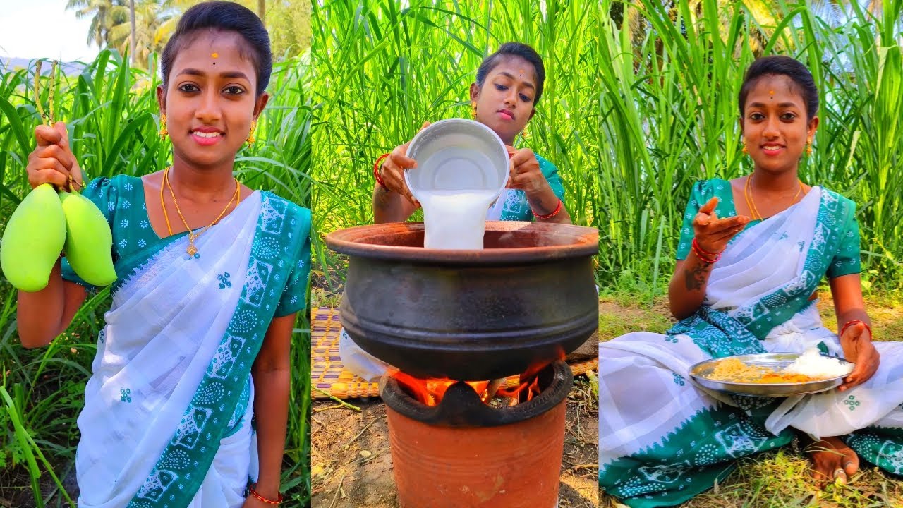 Mango Kulambu Recipe Full Video #villagemonichannel - YouTube