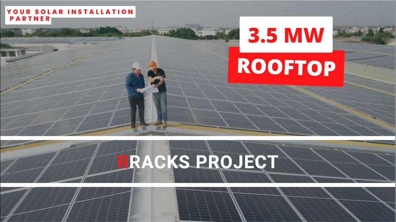 3.5 MW ROOFTOP PROJECT - Your Solar Racking System Partner - YouTube