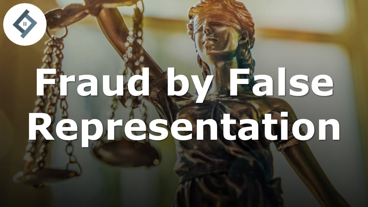 Fraud by False Representation | Criminal Law - YouTube