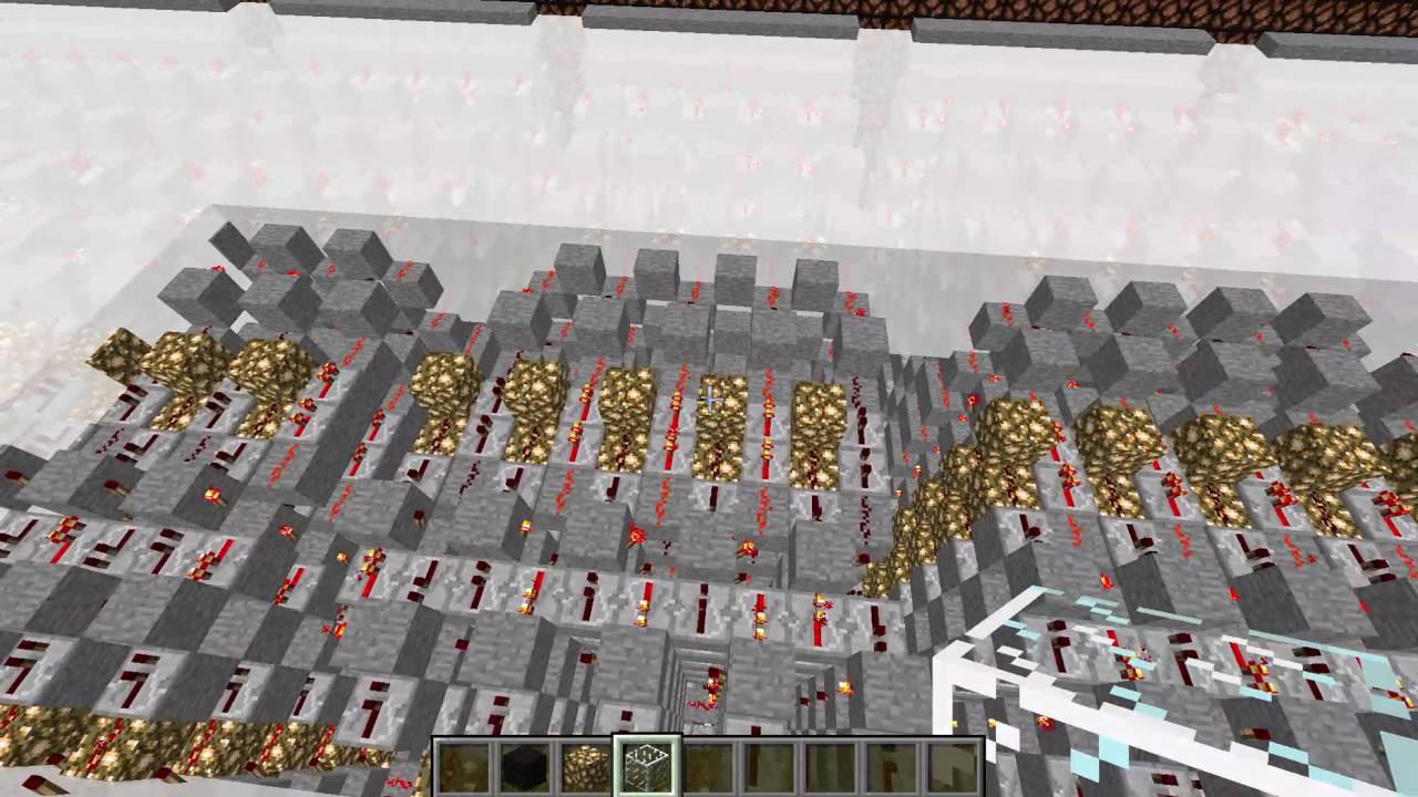 Giant Minecraft computer By:LPG Part:1 - YouTube