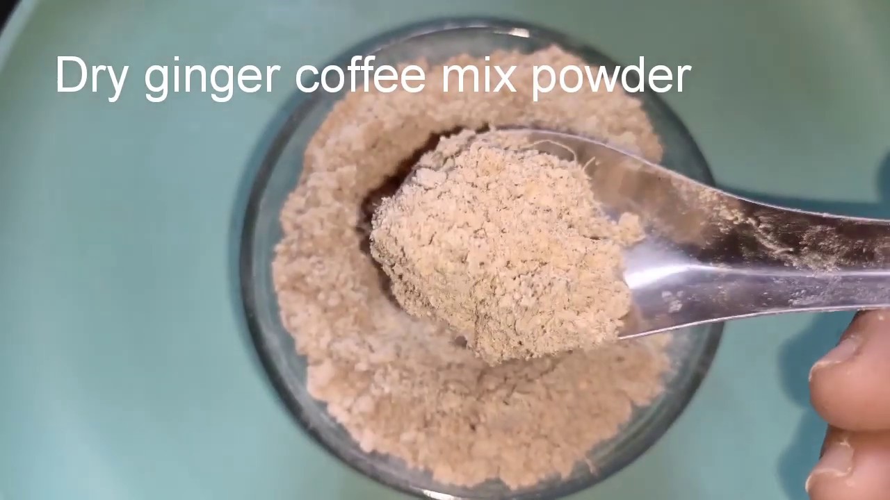 Dry ginger coffee powder. சுக்கு மல்லி காபி பொடி . - YouTube
