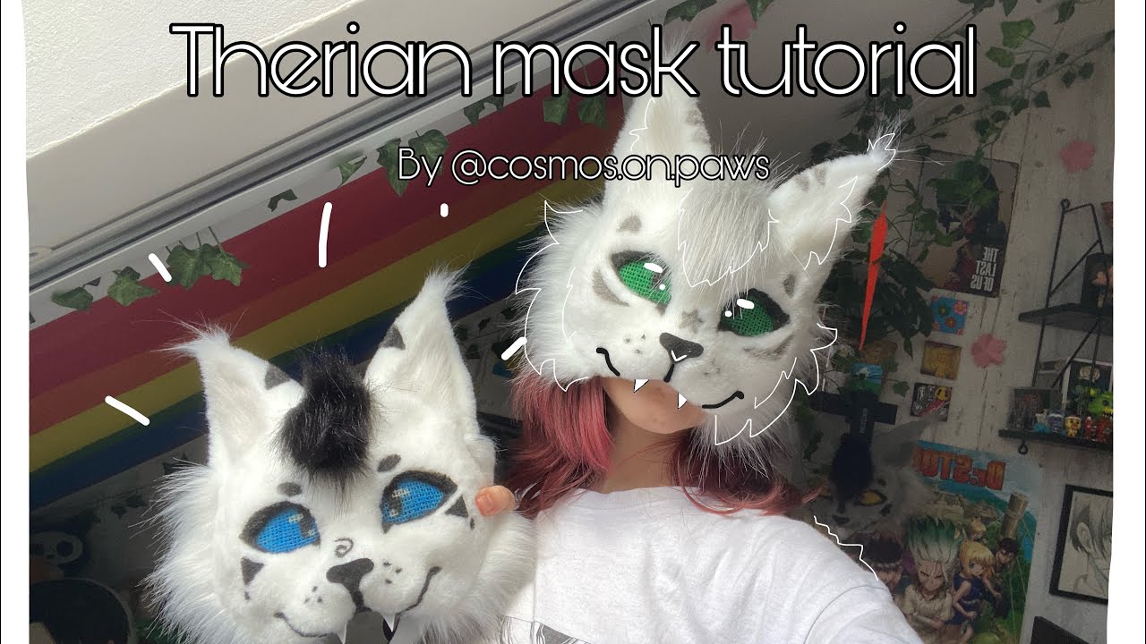 Therian mask tutorial - YouTube