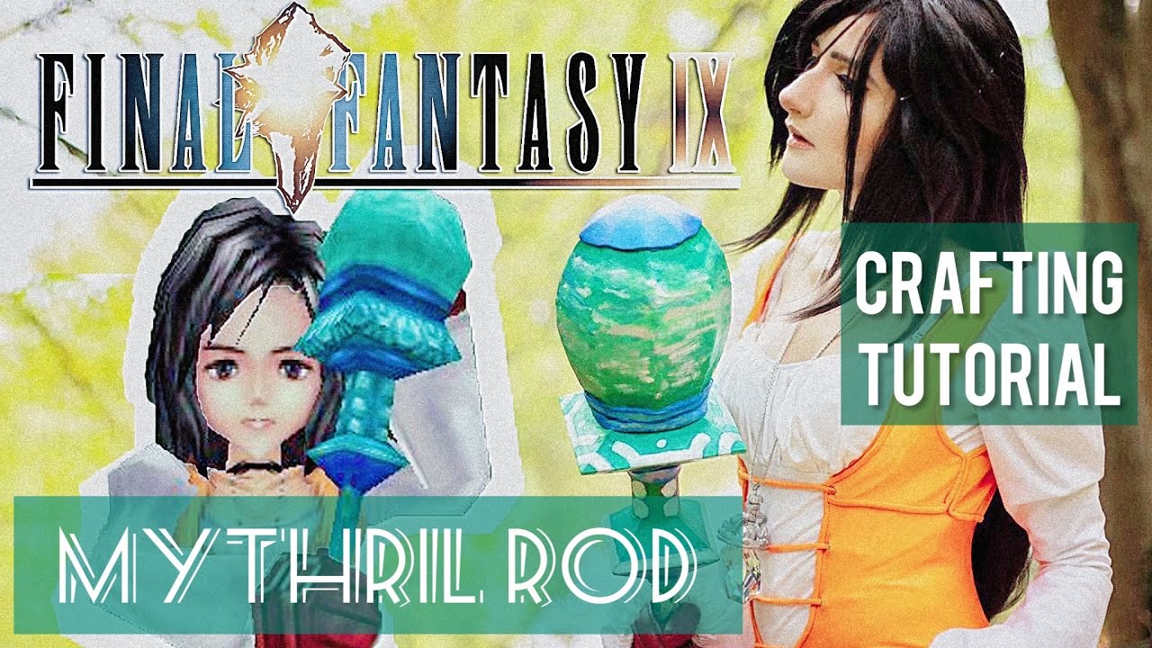 FFIX Mythril Rod Cosplay Craft Tutorial - YouTube
