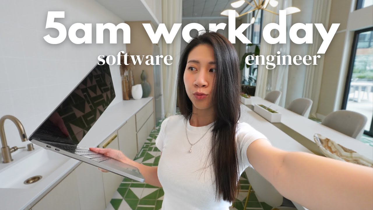 Day In The Life of a Software Engineer | 5am morning routine + healthy ...