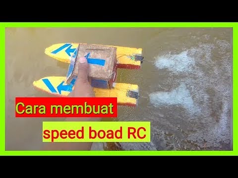Cara membuat speed boad RC - YouTube