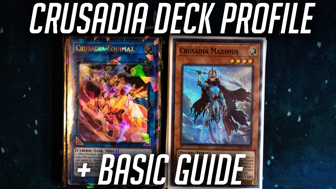 Yu-Gi-Oh! Crusadia Deck Profile + Basic Guide (August 2018) - YouTube