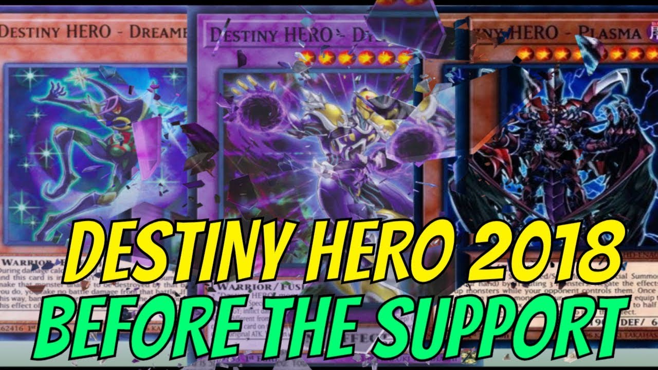 [YGOPRO] DESTINY HERO DECK 12/2018 BEFORE THE SUPPORT - LOCK FIELD WITH ...