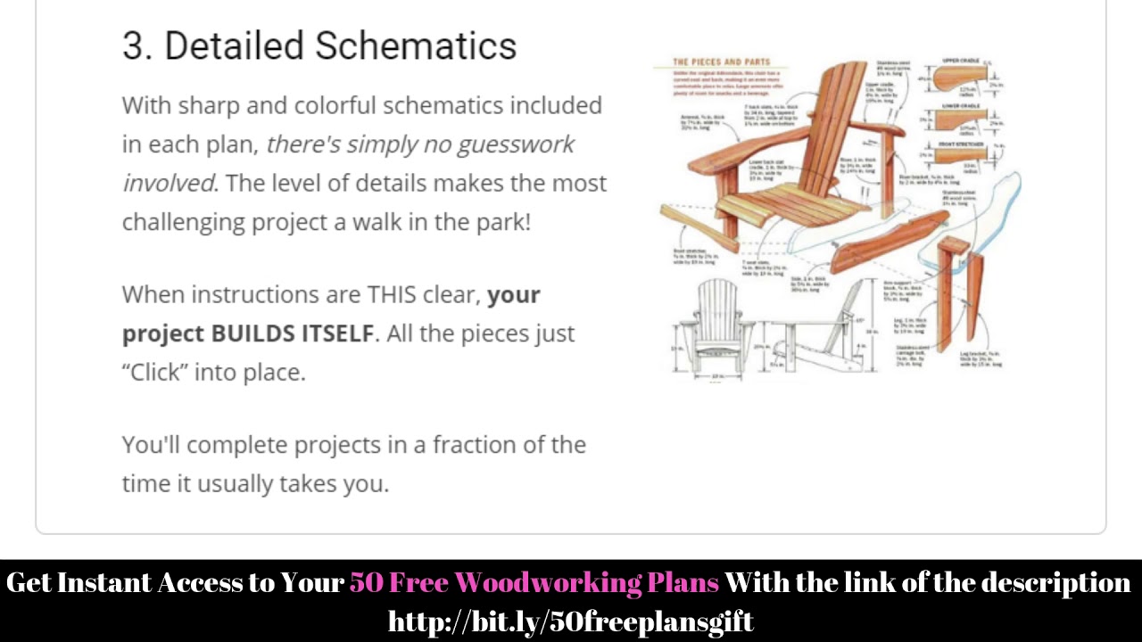Download 50 Free woodworking plans - YouTube