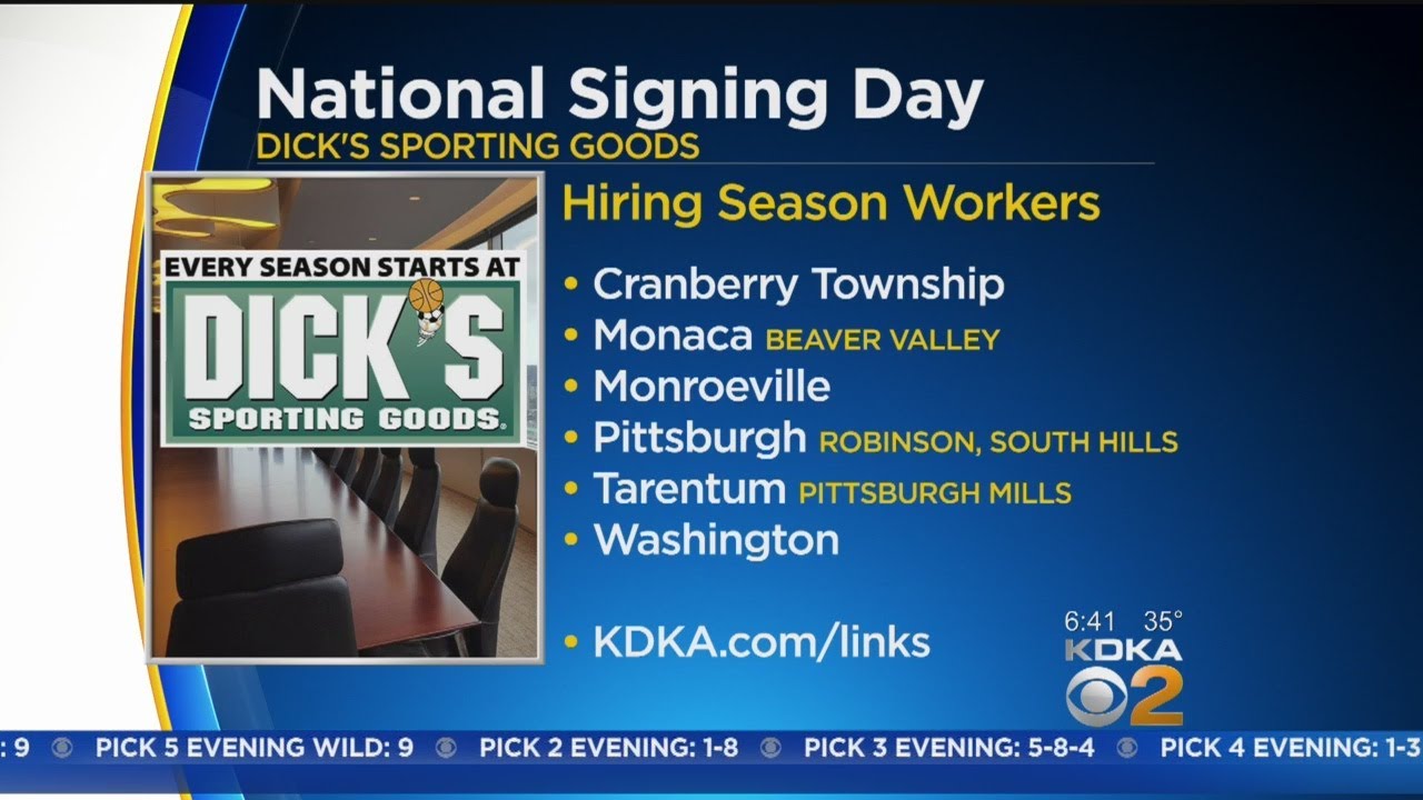 Dicks Sporting Goods Hiring For Holiday Season Youtube