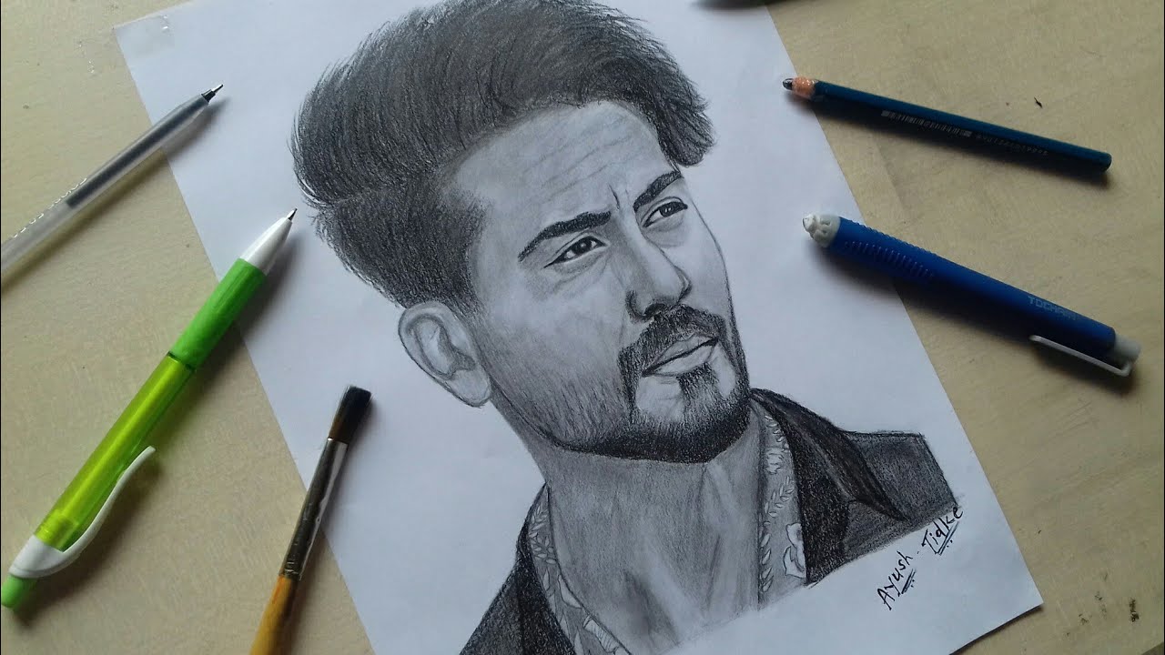 Drawing of Tiger shroff || pencil sketch of tiger shroff || drawing ...