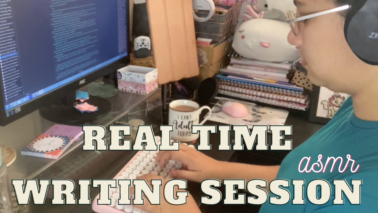 40 Minute Real Time Writing Session | Write With Me | Typing ASMR - YouTube