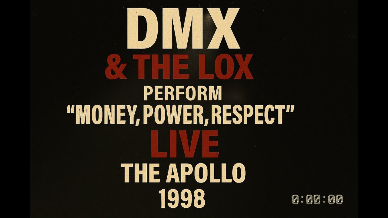 DMX & The LOX Perform "Money, Power, Respect" LIVE at The Apollo (1998 ...