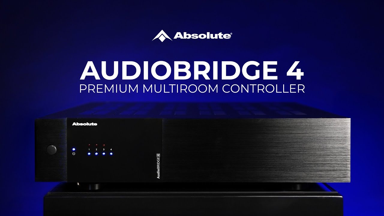 ABSOLUTE AUDIOBRIDGE 4 - PREMIUM MULTIROOM CONTROLLER REVIEW - YouTube