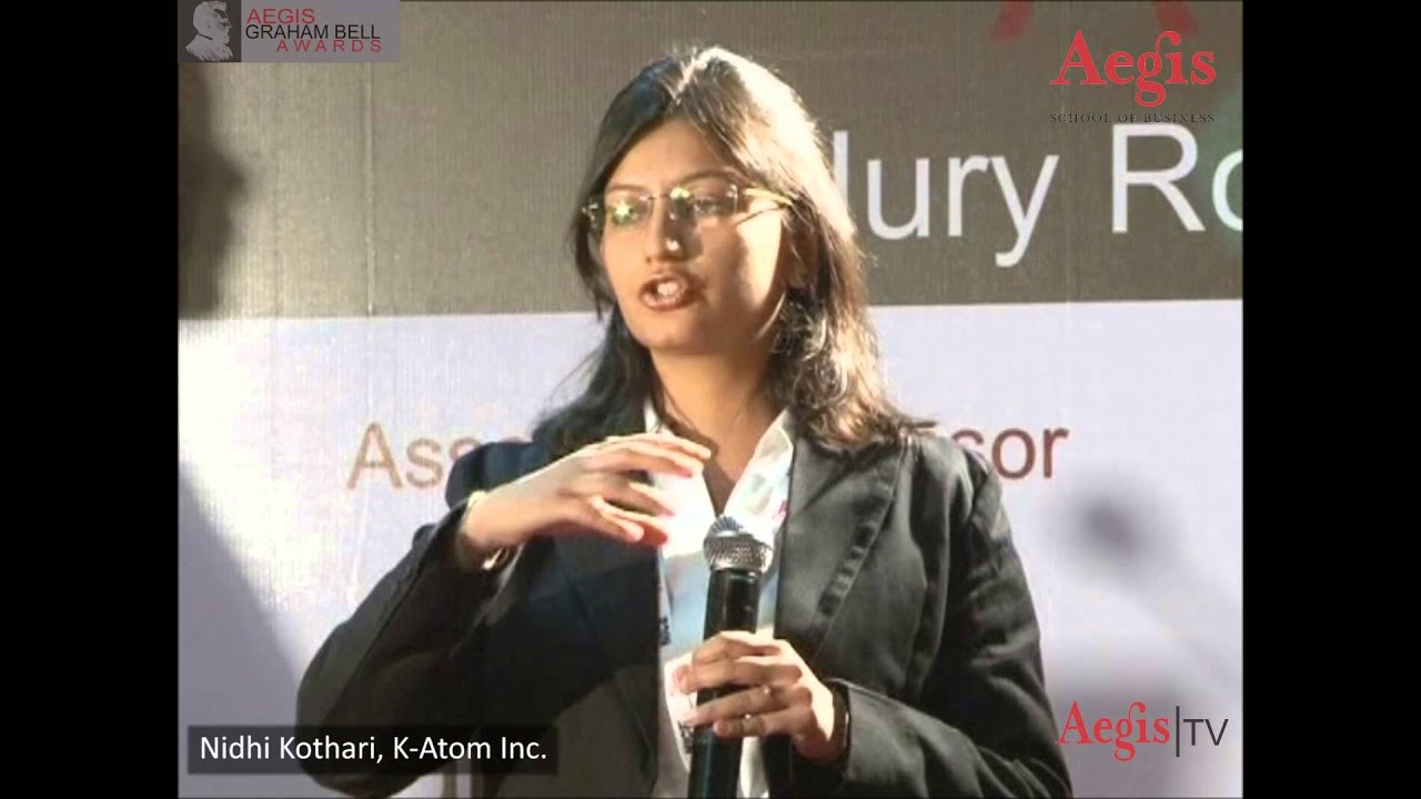 Nidhi Kothari_K-Atom at 1st Jury Round of Aegis Graham Bell Awards 2012 - YouTube