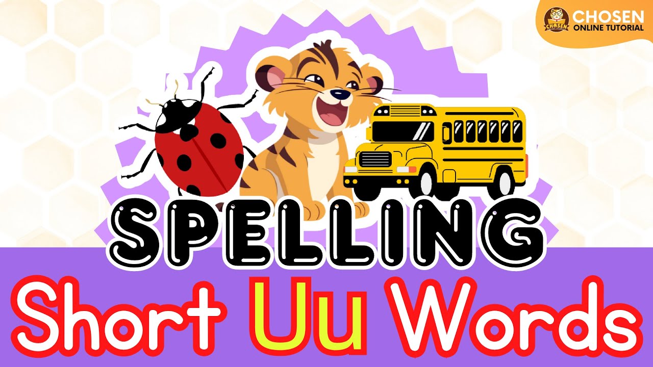 The Spelling Quiz Show | Short Uu Sound Words | Reading for Kids | Free ...