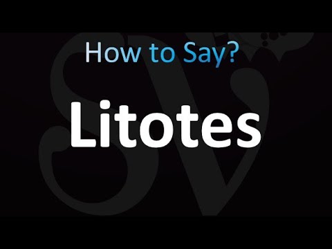 How to Pronounce 'Litotes' Correctly - YouTube