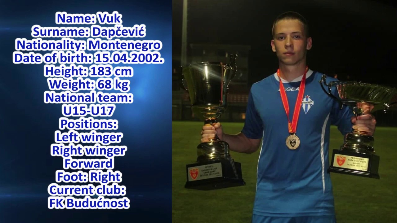 VUK DAPČEVIĆ - PLAYER PROMO 2018 - YouTube