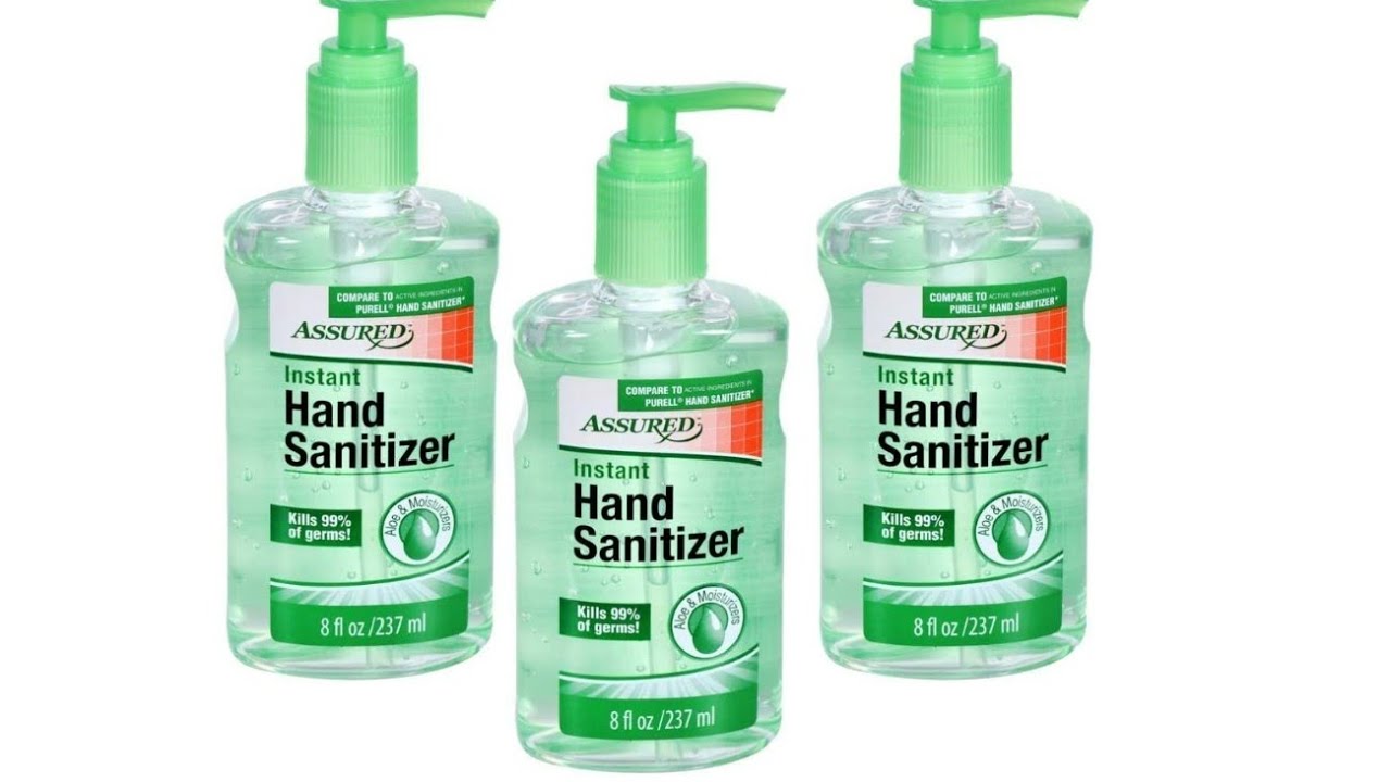 Make your own basic hand sanitizer in 1 minute - YouTube
