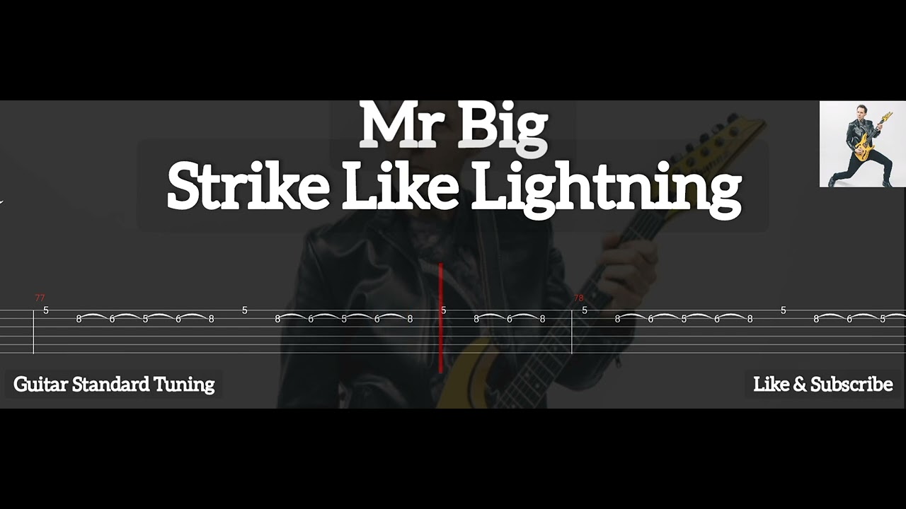 Mr Big - Strike Like Lightning ( Tab Guitar ) - YouTube
