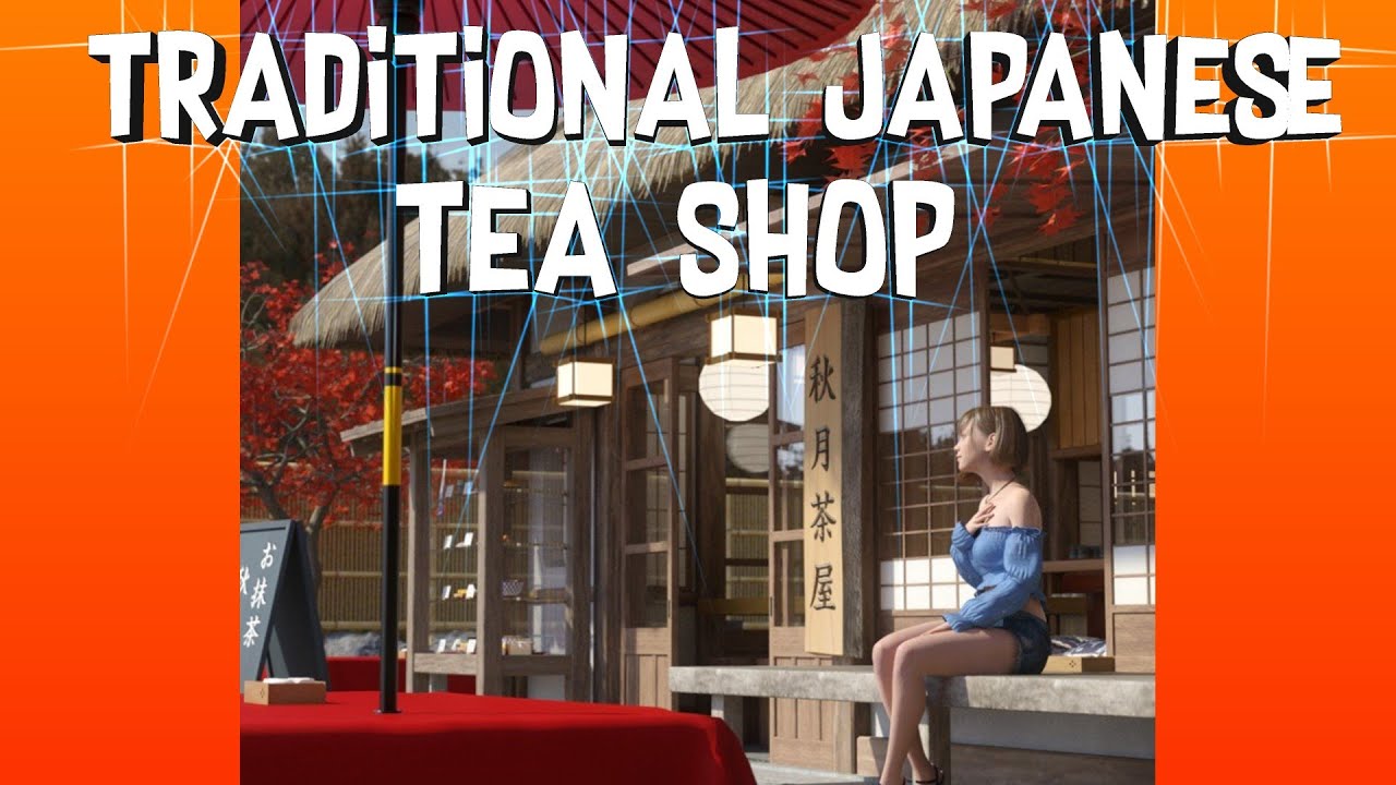 Traditional Japanese Tea Shop EKSTERIOR TROPIS CLASSIC UNREAL ENGINE 5 ...