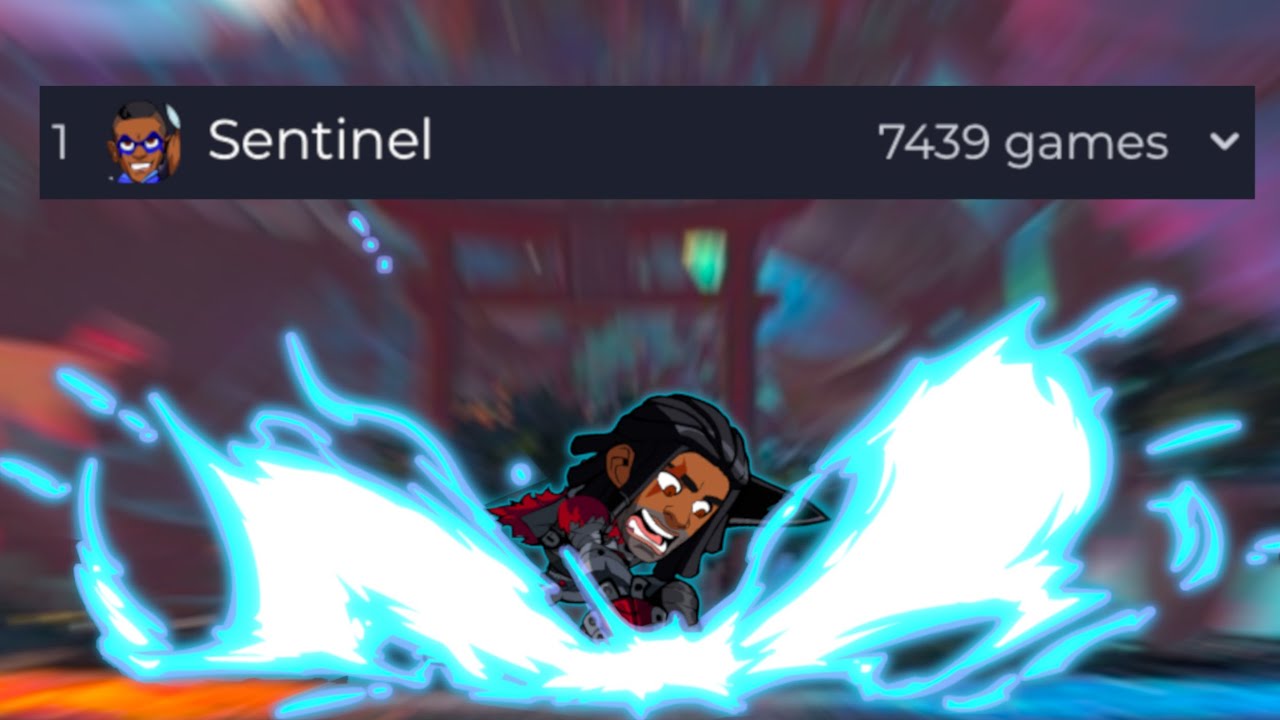 What 7000+ Games Of Sentinel Looks Like in Brawlhalla Ranked 1v1 - YouTube