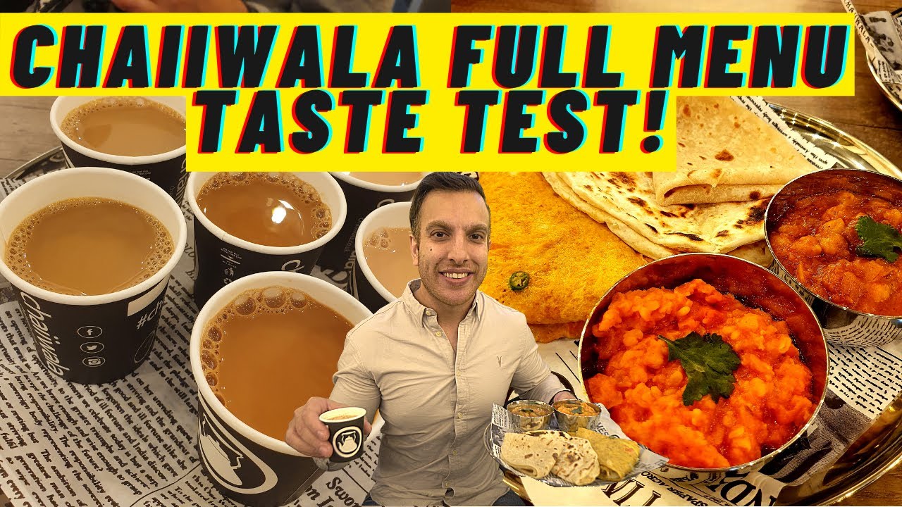 CHAIIWALA FULL MENU REVIEW! - YouTube