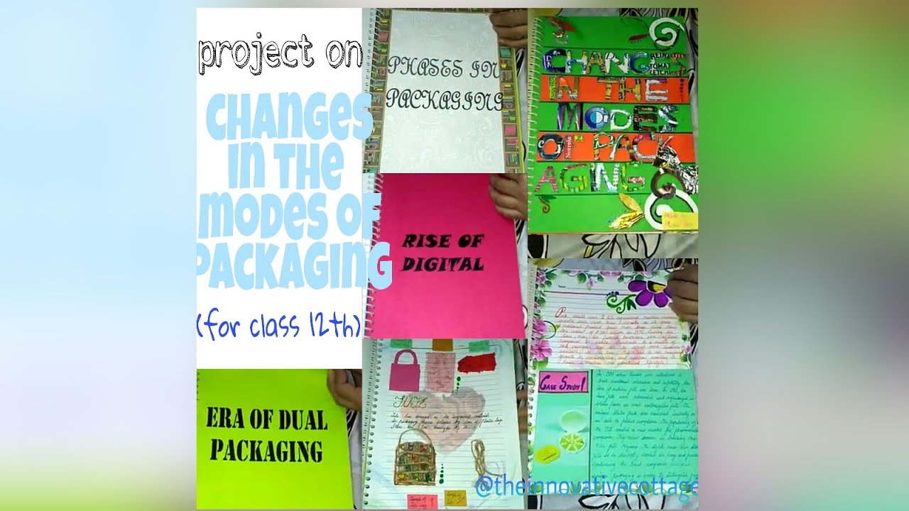 Business studies 12th class project on changing modes of packaging ...