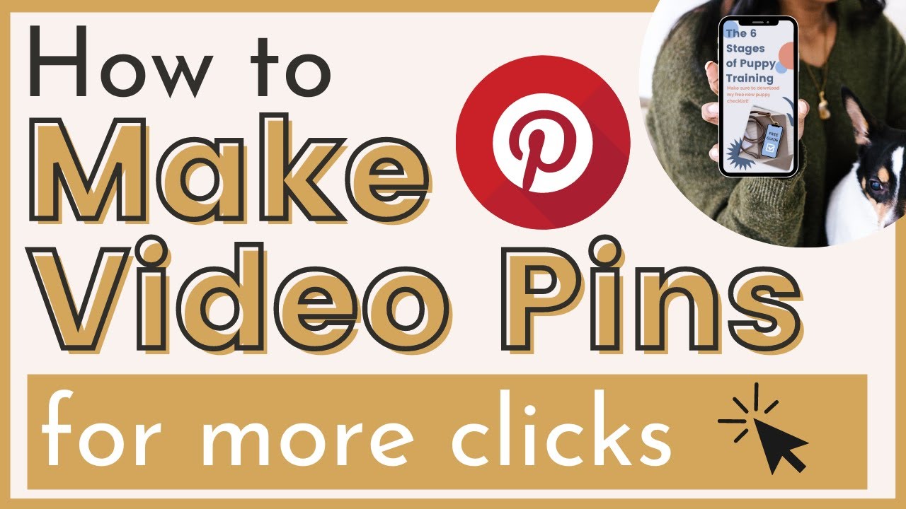 How To Create VIDEO PINS in Canva For More Traffic on Pinterest - YouTube