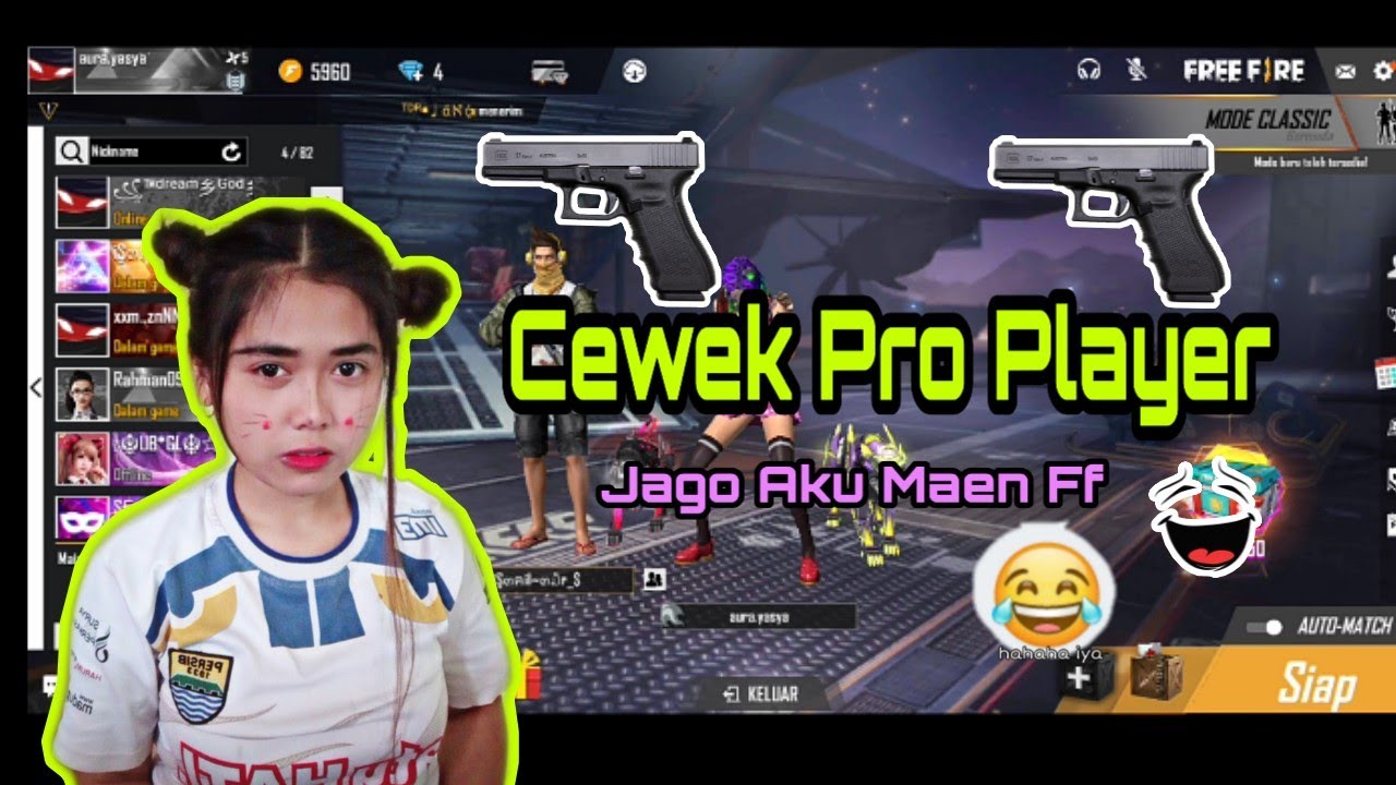 Cewe Pro Player Ff (Free Fire) - YouTube