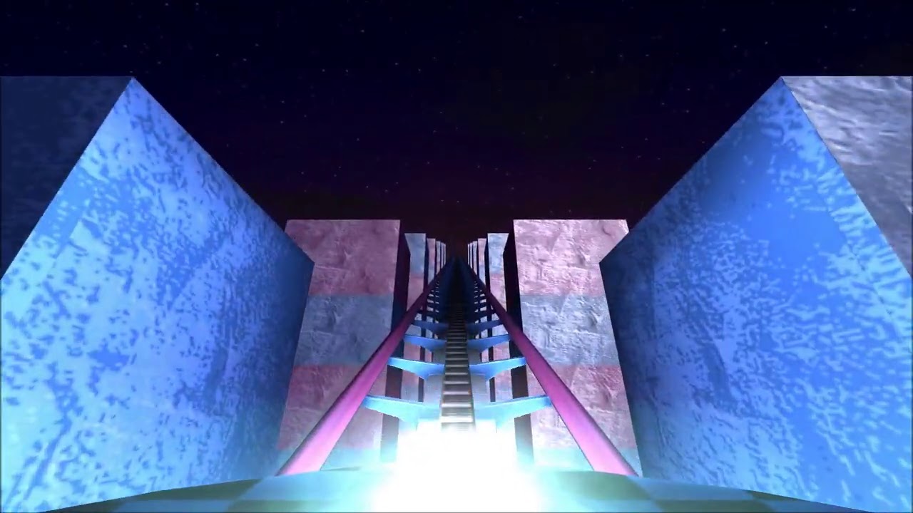 RCT3 - Midnight Runner [Twister Roller Coaster] - YouTube