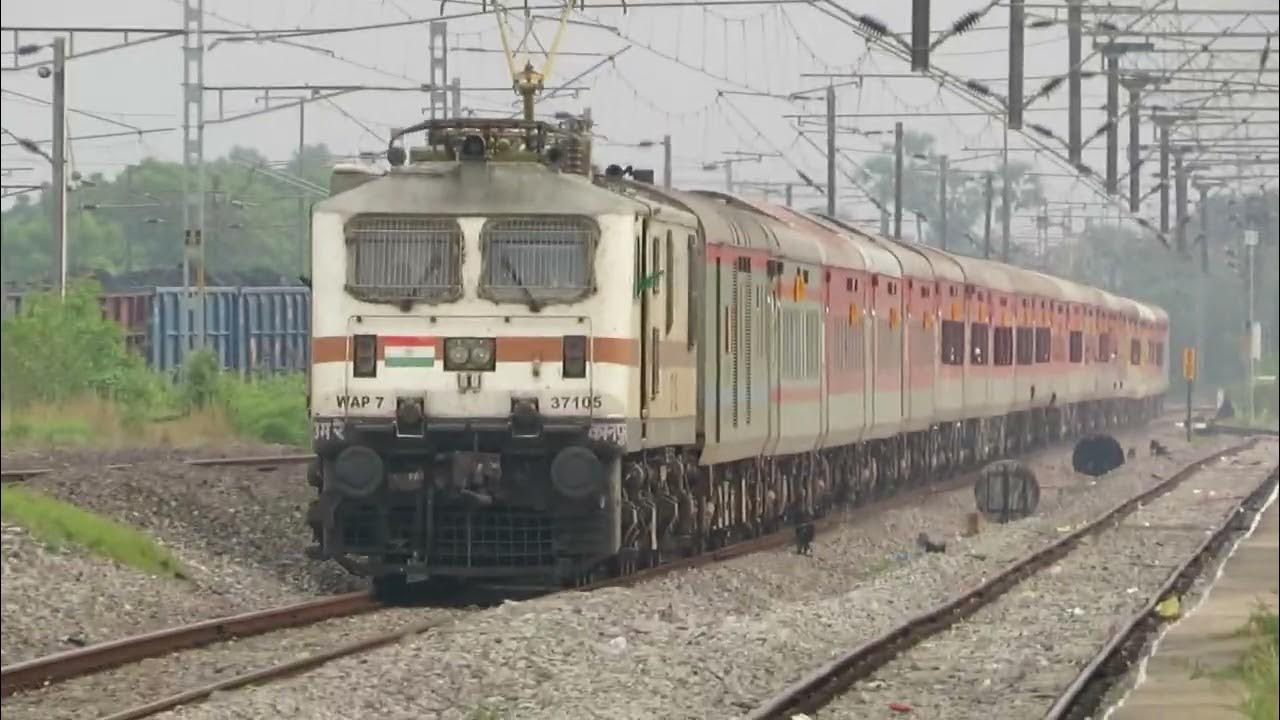FIRST LHB RUN || SSPN-HOWRAH SF EXPRESS || 22832 || CNB WAP-7 || SKIPS NAMBURU || INDIAN ...