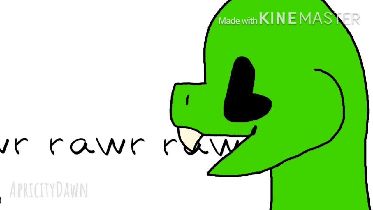 Dinosaurs Go Rawr - Animation meme / bday gift! (FlipaClip) - YouTube