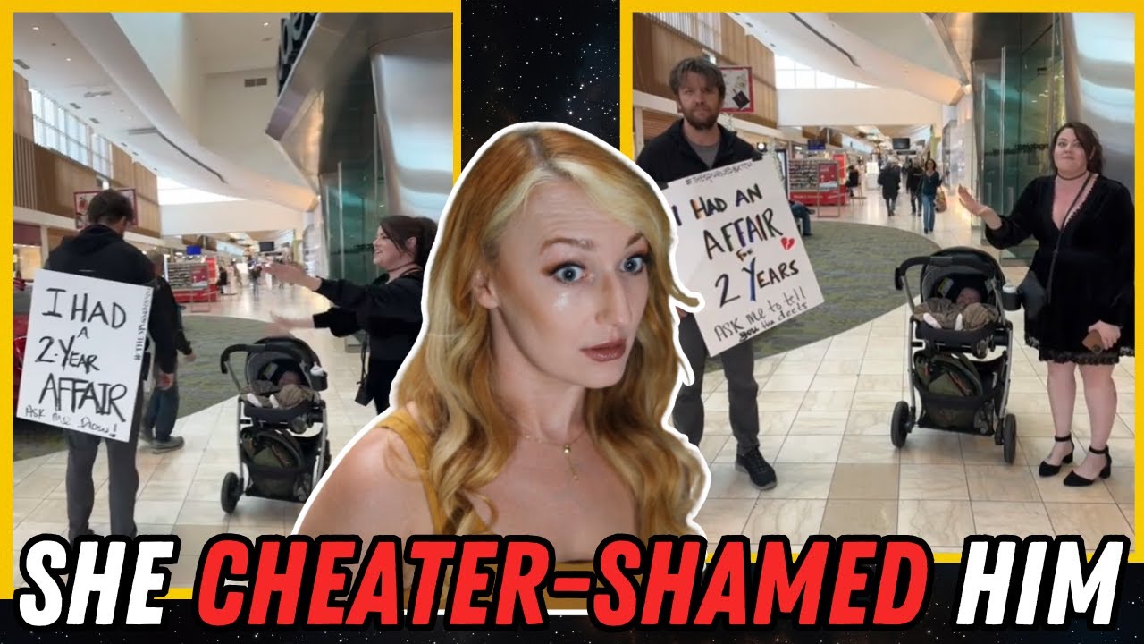 She Made Her Cheating Husband Do A REAL Walk Of Shame - YouTube