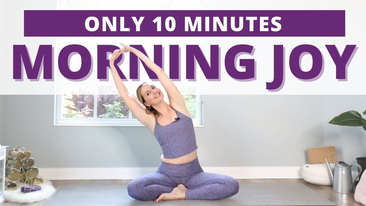 Morning Joy | 10 minutes yoga flow to wake up | Beginner-friendly ...